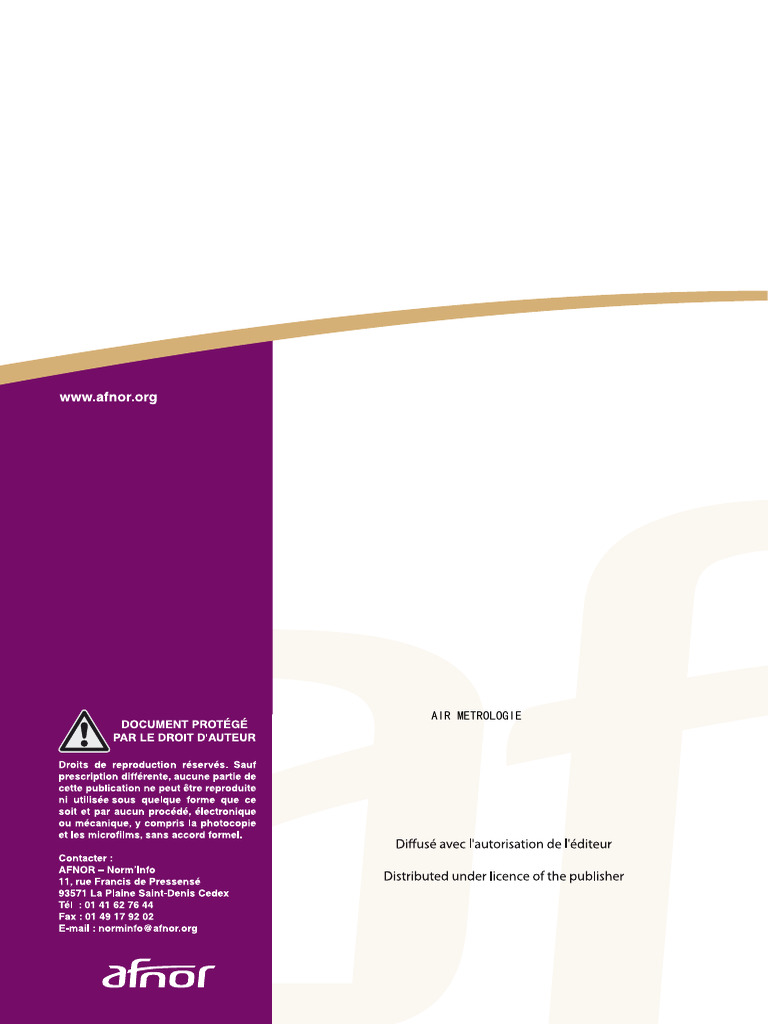 NF en Iso 6789 - 1 | PDF