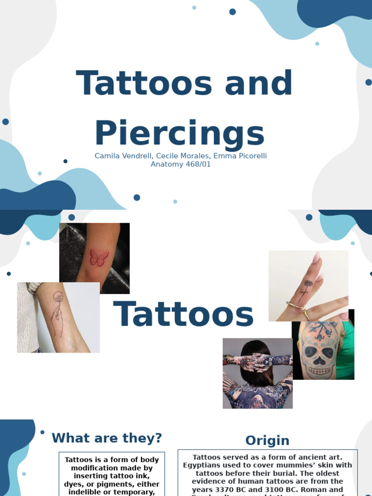 Tattoos and Piercings | PDF