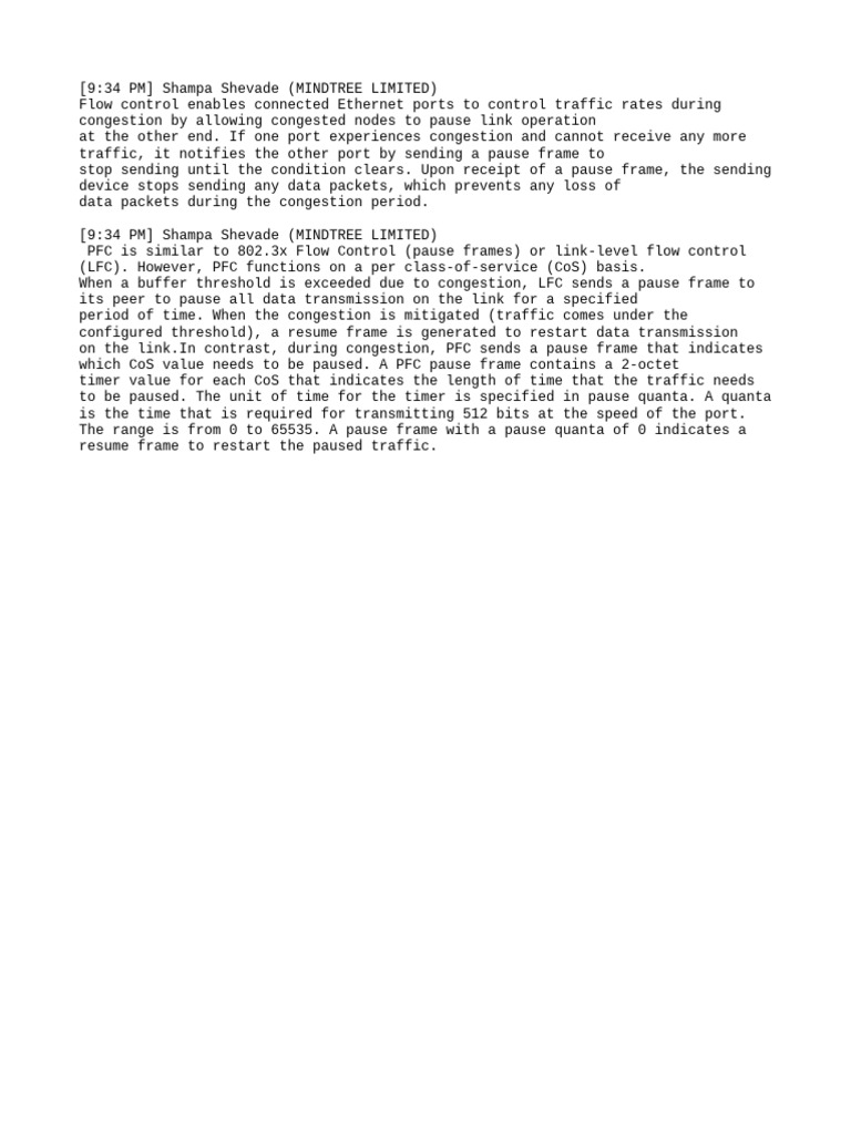 Flow Control and Priority FLow Control | PDF Flow Control and Priority FLow Control | PDF