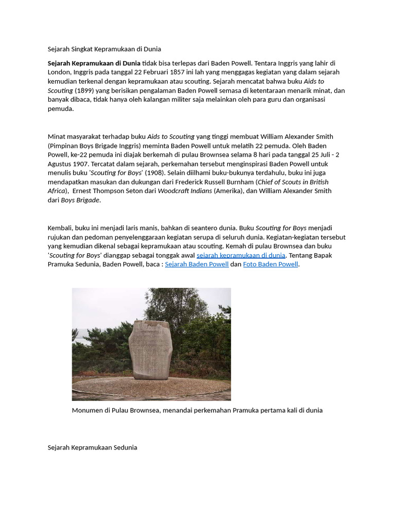 Materi Kepramukaan SMP N 5 Comal | PDF