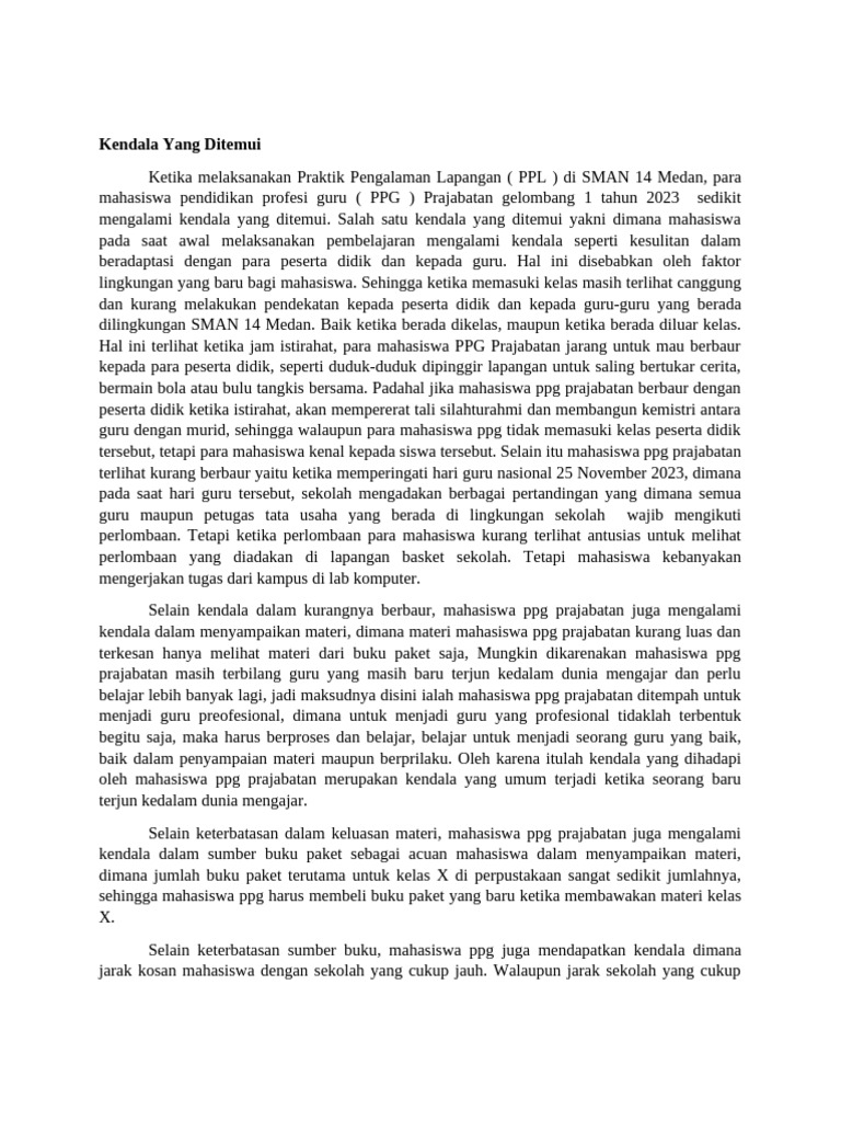 Kendala Dan Solusi | PDF