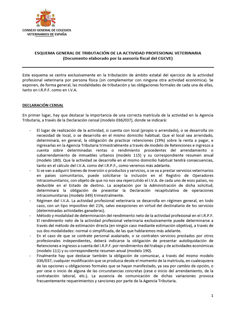 Documento Asoria Fiscal CGCVE | PDF