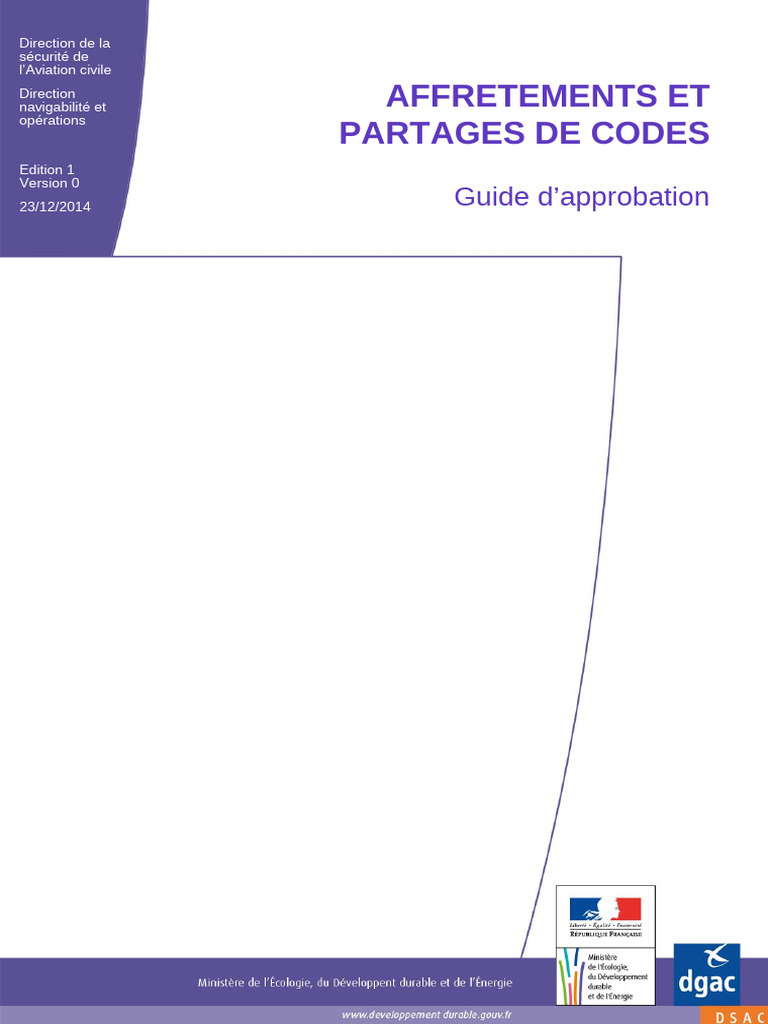 Guide DSAC Approbation Affretements PDC-2 | PDF
