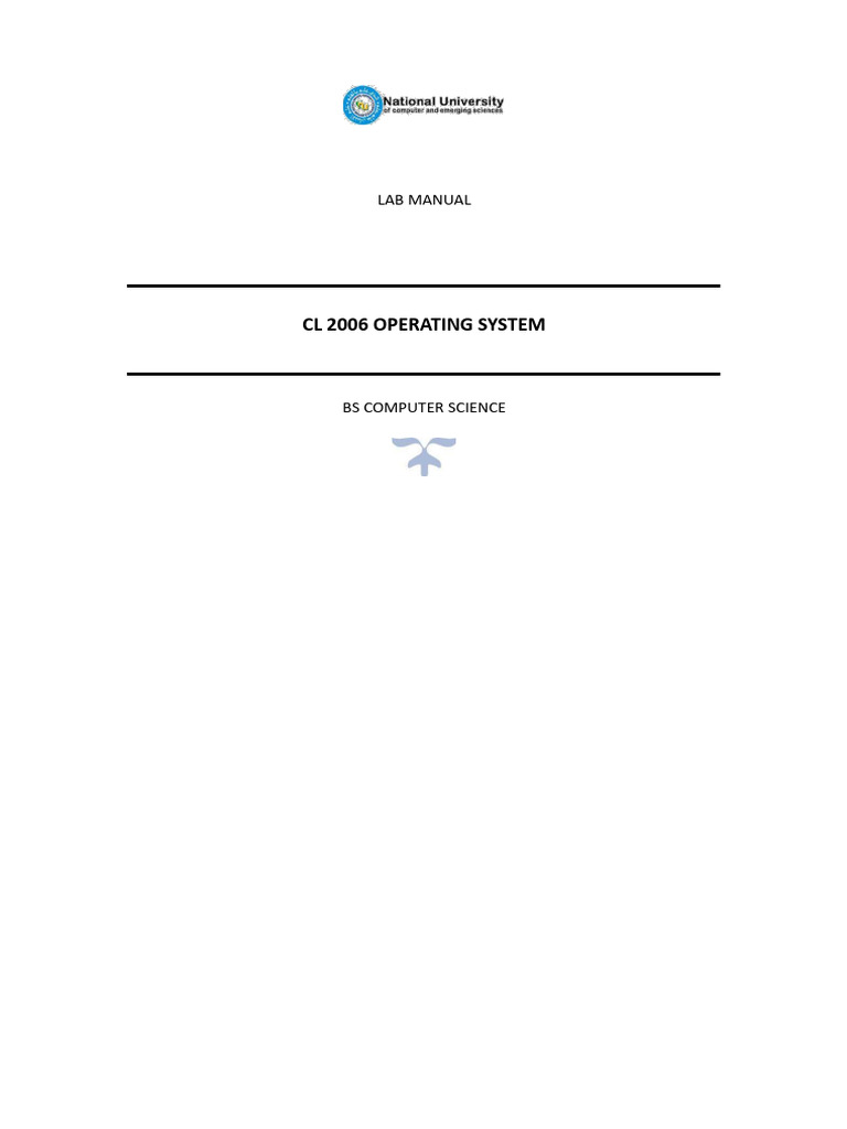 OS Lab-Manual Fall-2024 | PDF