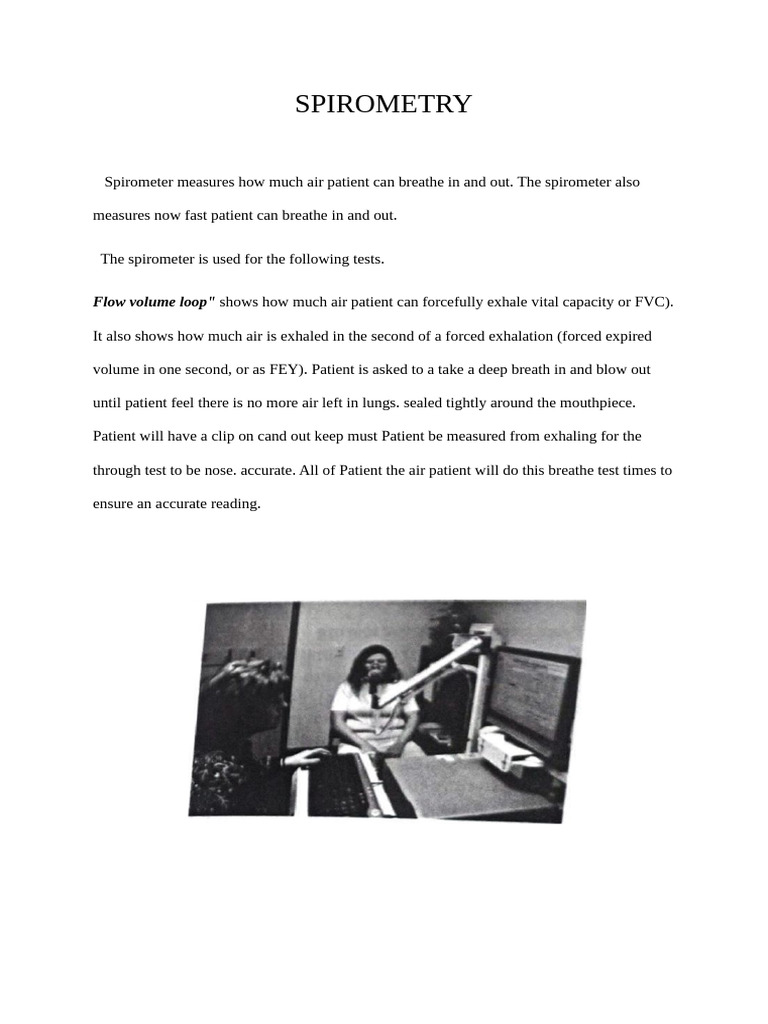 SPIROMETRY | PDF
