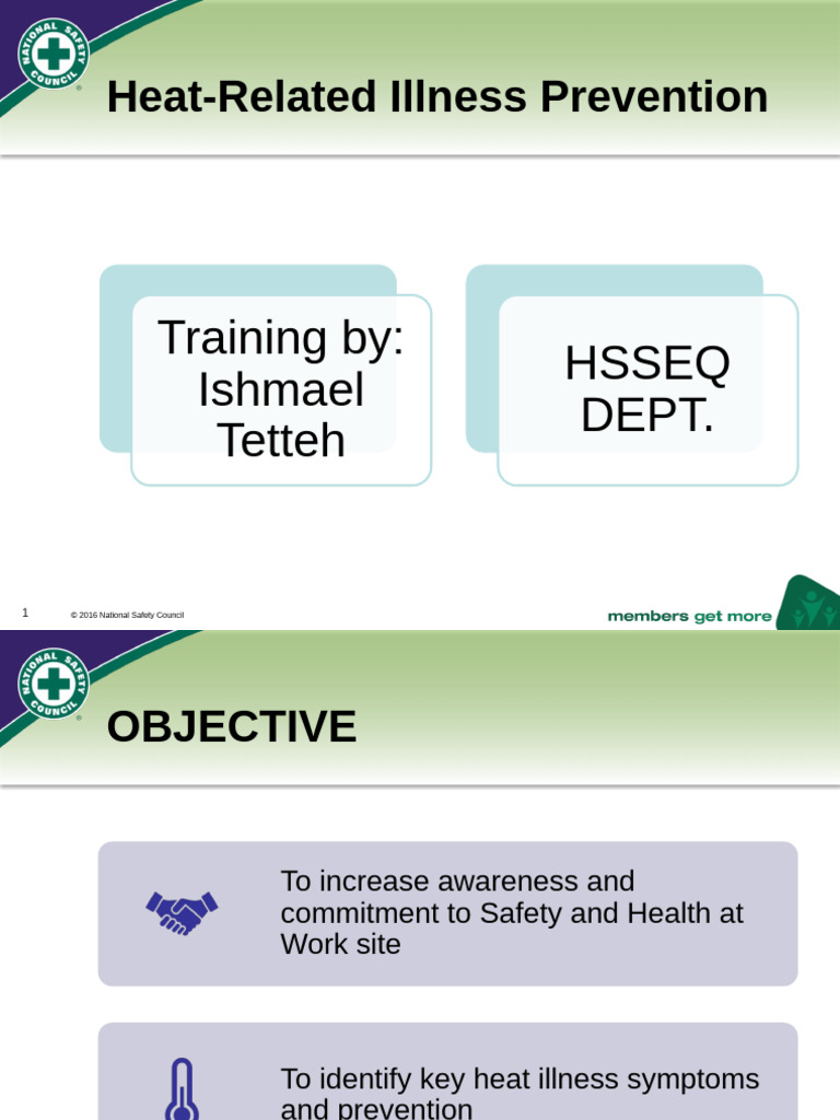 Heat-Related Illnesses PREVENTION | PDF