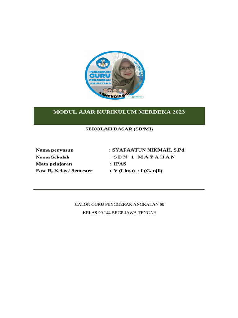 Contoh RPP Kurmer | PDF