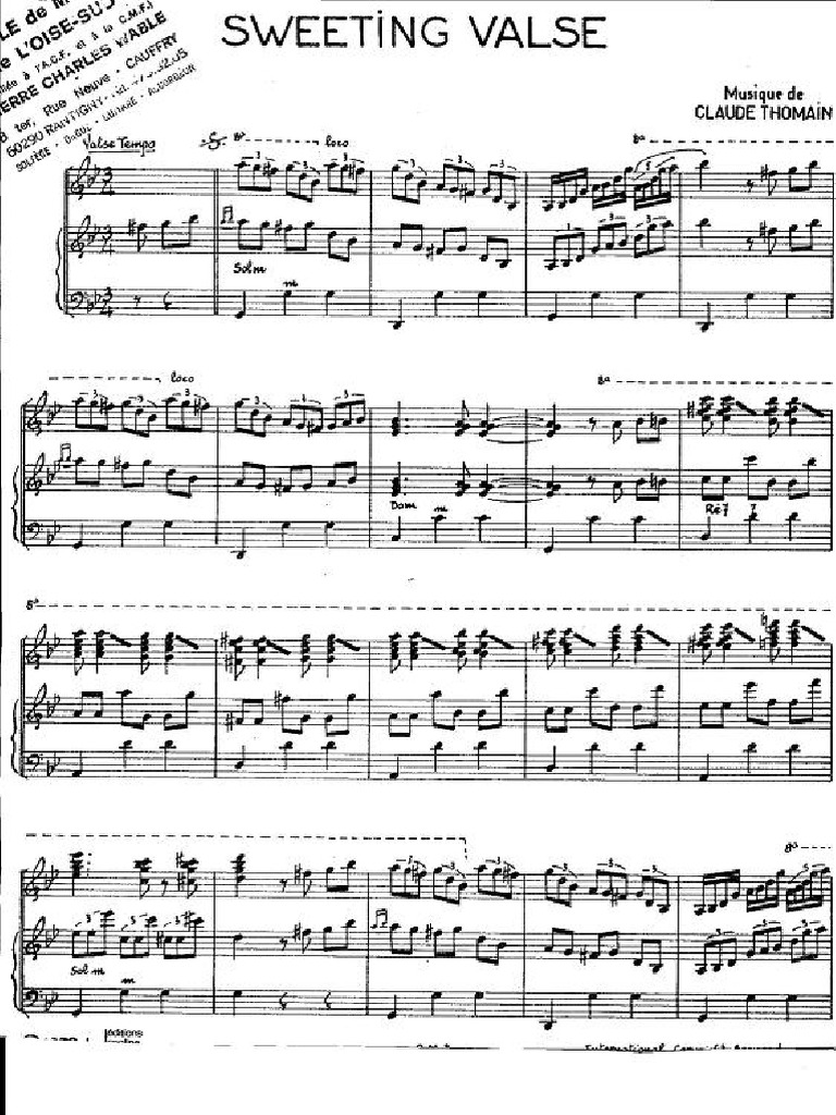 Sweeting Valse | PDF