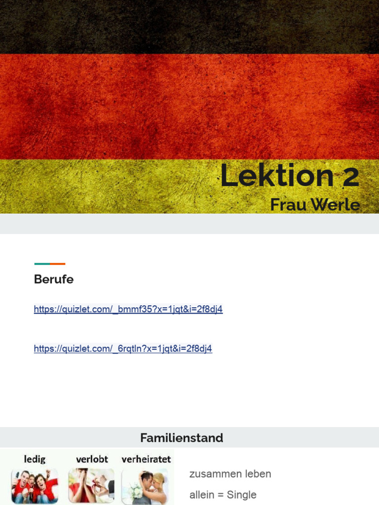 Lektion 2 | PDF