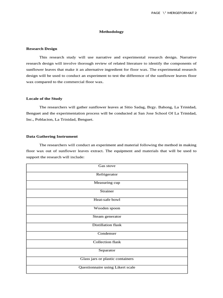 Methodology | PDF