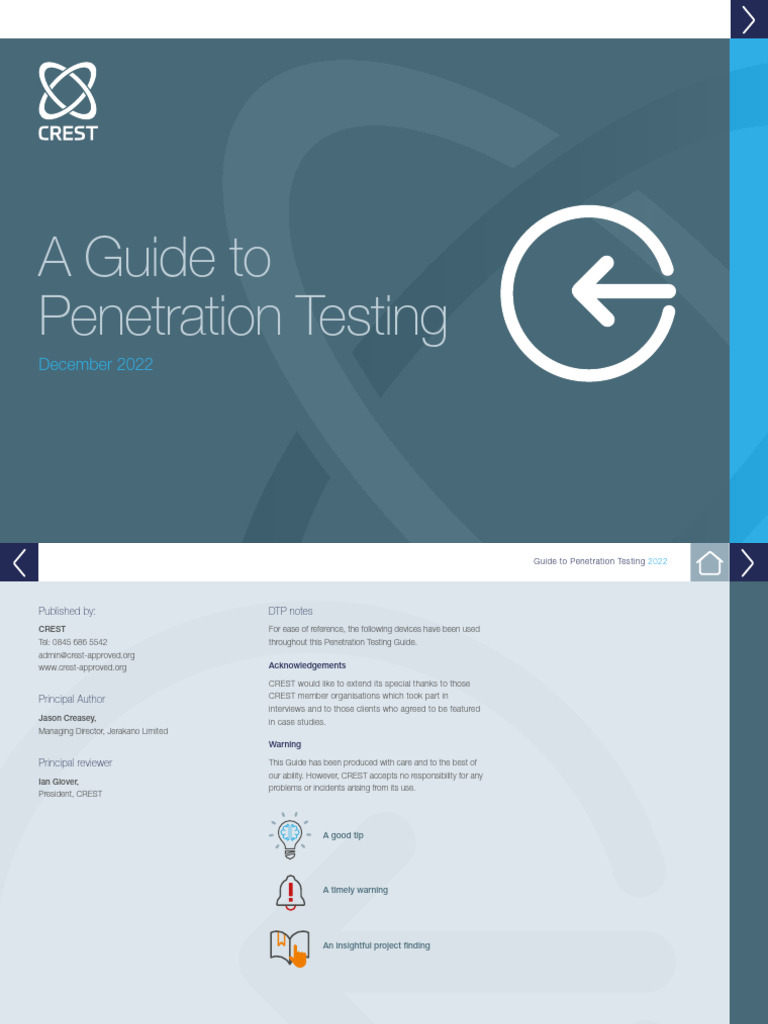 A Guide To Penetration Testing | PDF | Penetration Test | Business