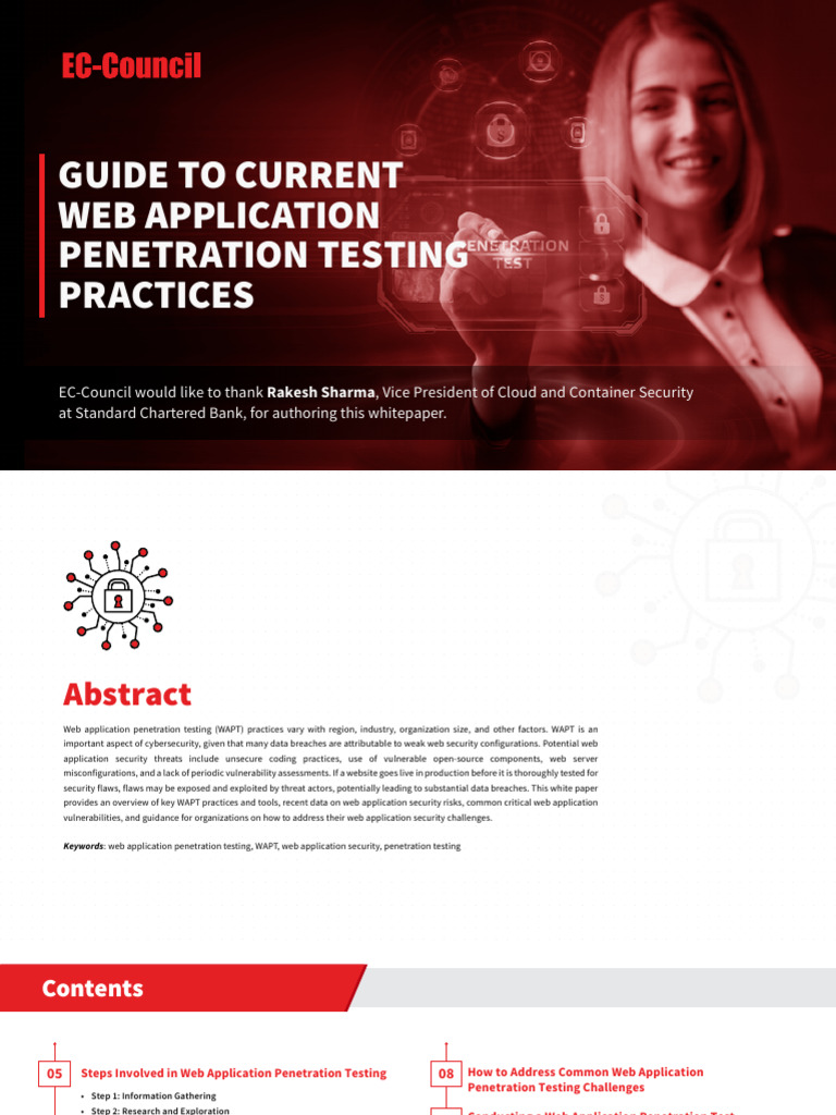 Guide-to-Current-Web-Application-Penetration-Testing-Practices-2023 | PDF Guide-to-Current-Web-Application-Penetration-Testing-Practices-2023 | PDF