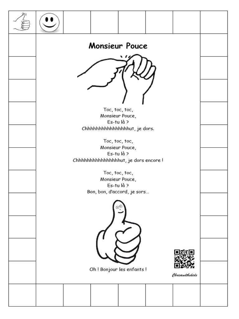 Monsieur-Pouce-avec Vignettes A Coller | PDF