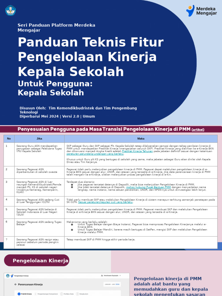 Panduan Teknis Fitur Pengelolaan Kinerja Kepala Sekolah - Kepala ...