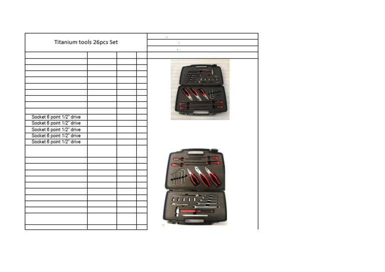 whole set MRI Tool list | PDF