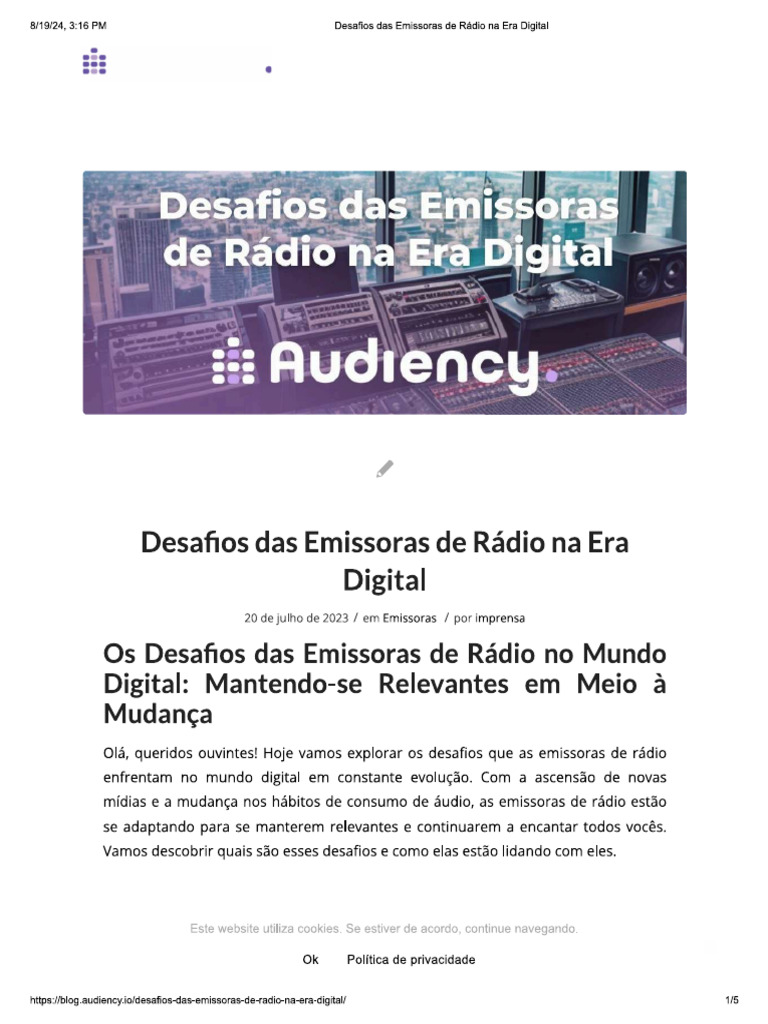 Radio Era Digital | PDF