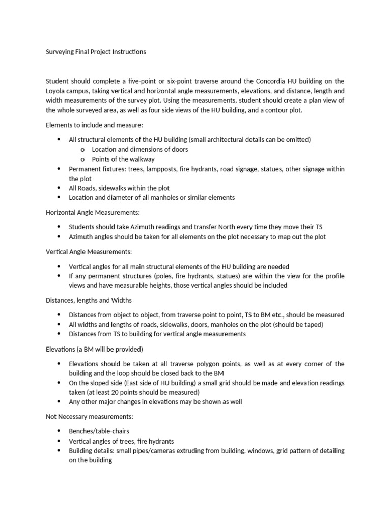 Final Project Instructions | PDF