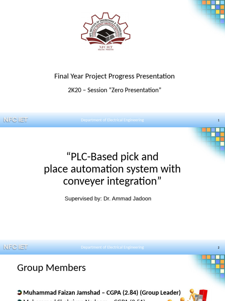 FYP Zero PPT (PLC) Edited | PDF