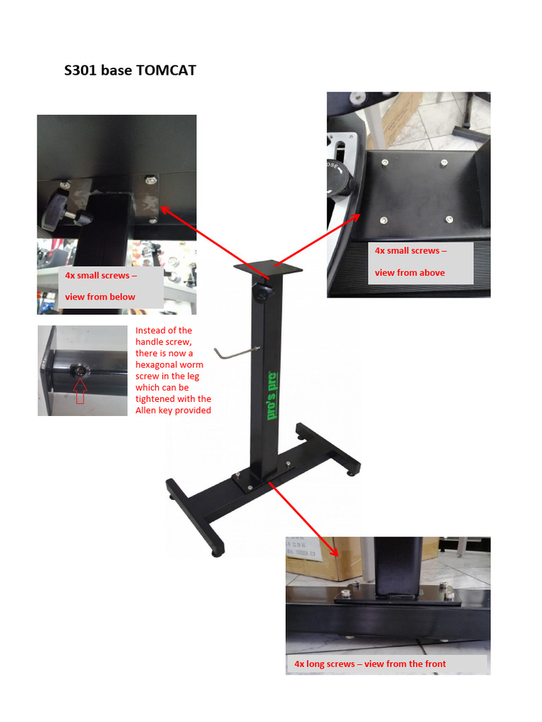 S301 Standfuß TOMCAT - Engl | PDF
