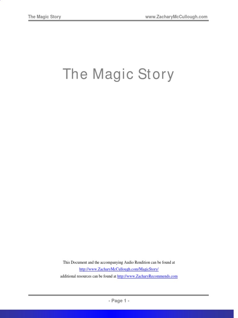 The Magic Story | PDF