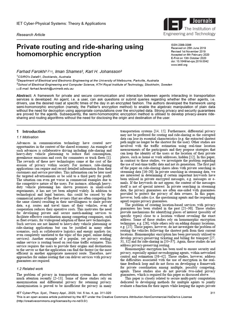Private_Routing_and_Ride-Sharing_Using_Homomorphic | PDF