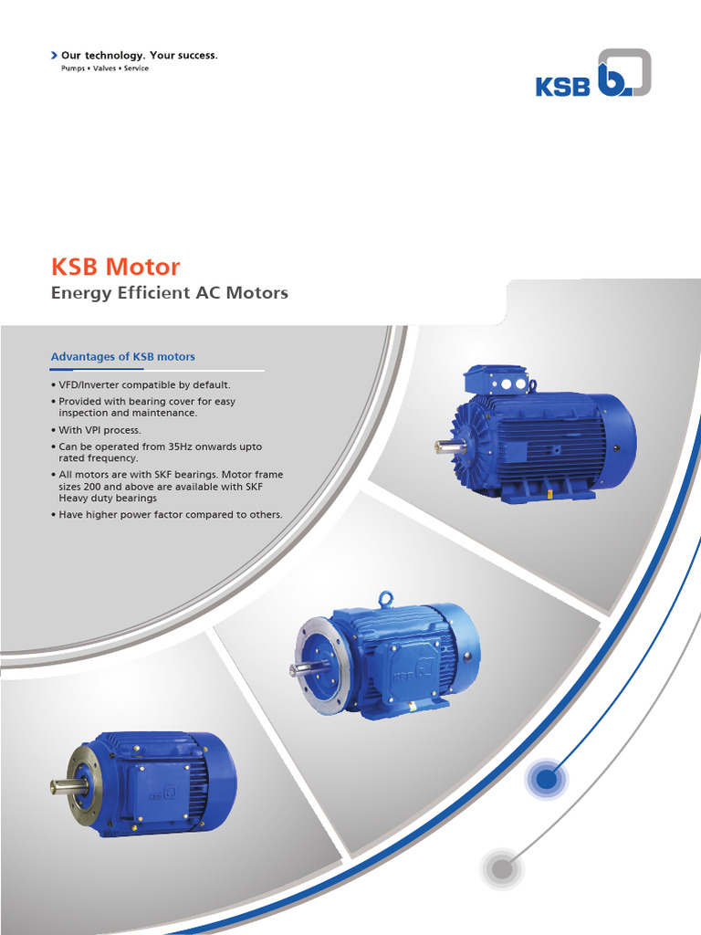 KSB Motor Leaflet | PDF