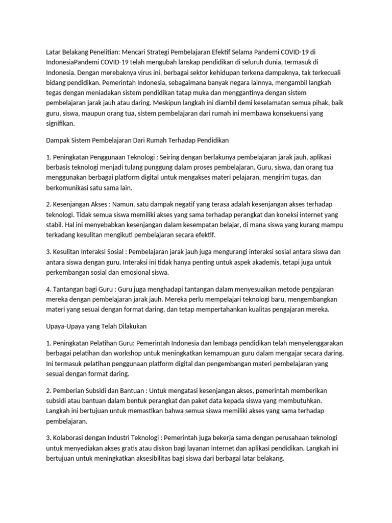 TMK Penelitian | PDF