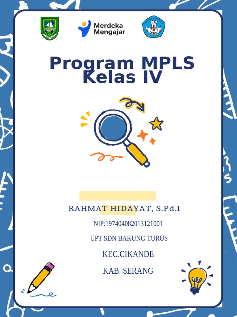 Program Mpls Kelas 4 PDF | PDF