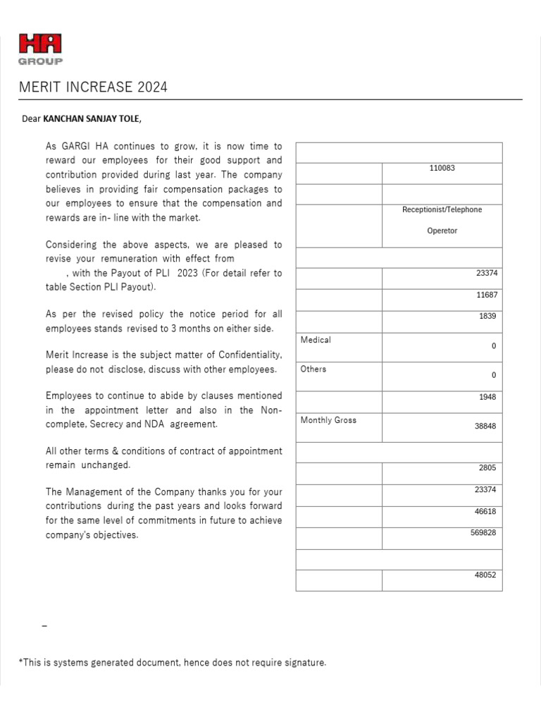 Merit Letter 34 | PDF