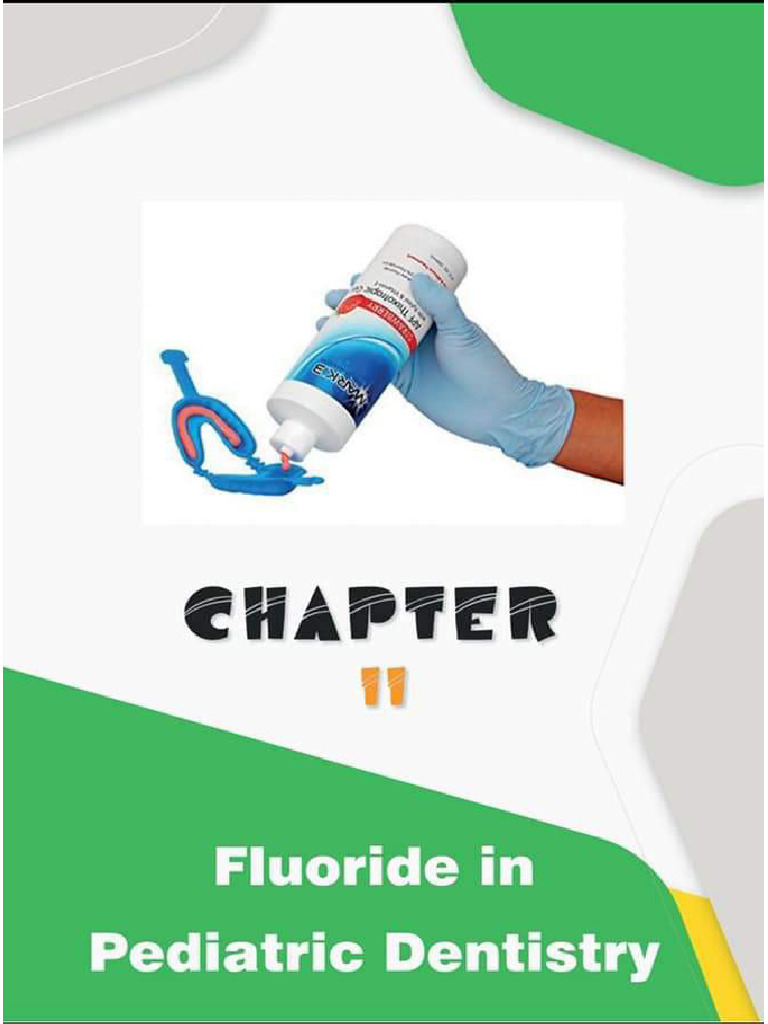 Fluoride In Pediatric Dentistry | PDF