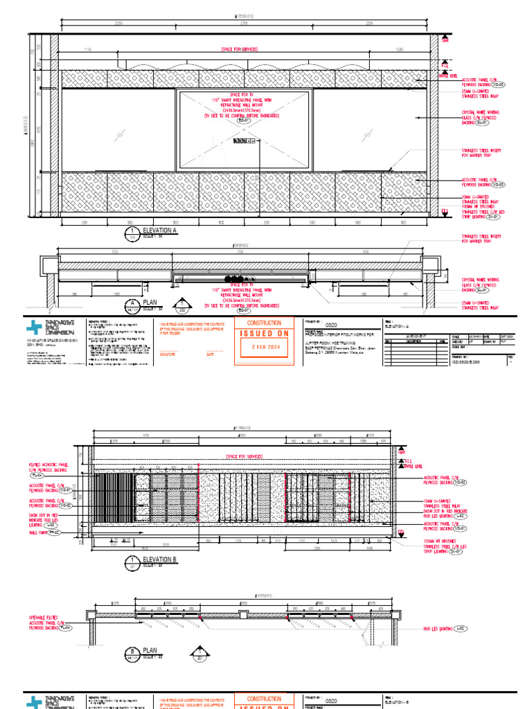 0320 - Jupiter Training Room - 200 Series Elevation | PDF