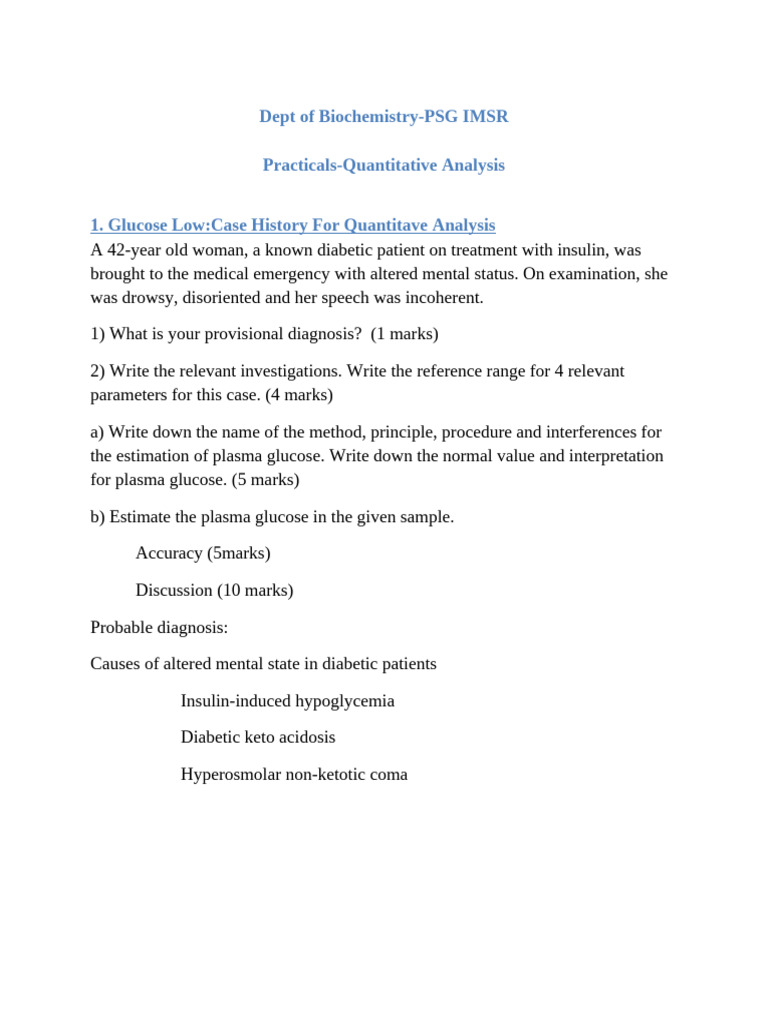 Quantitative Case History COMPILED | PDF