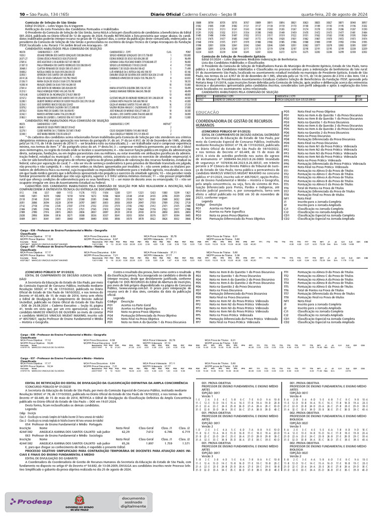 Gabarito PSS 2025 | PDF