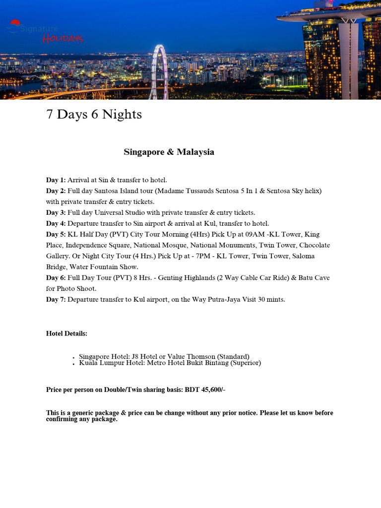 Sin & Kul Pakeages | PDF