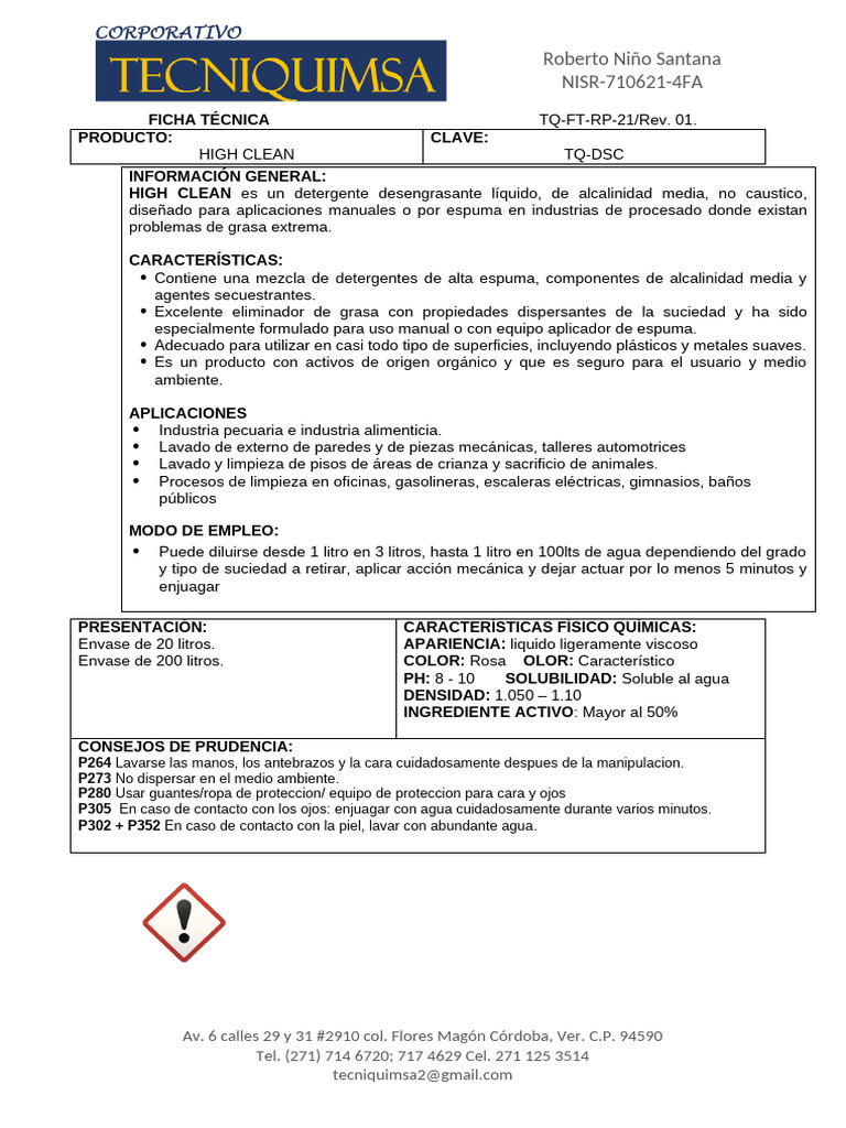 FT - High - Clean 2 | PDF