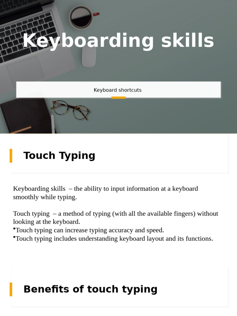 Lesson 3 Insert Keyboarding Skills Keyboard Shortcuts | PDF