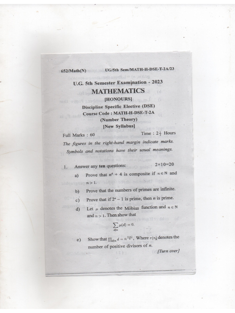 Math H Dse T 2a | PDF