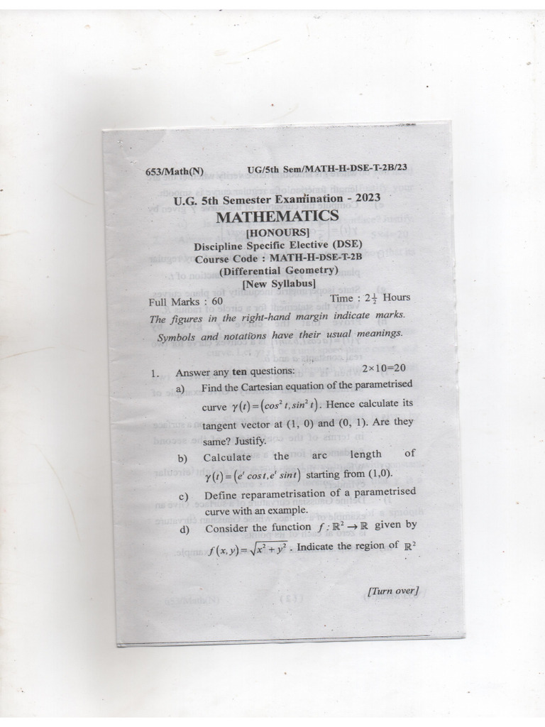 Math H Dse T 2B | PDF