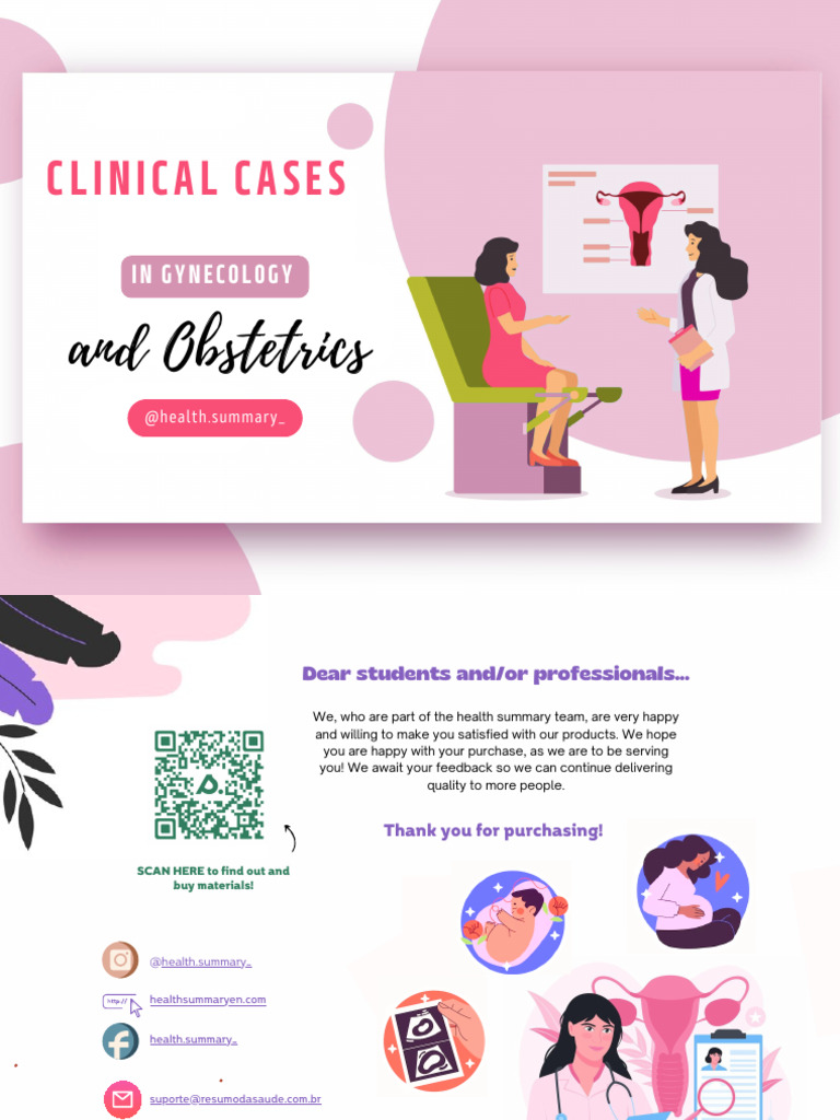 Clinical Case Guide in Gynecology | PDF | Twin | Self-Improvement
