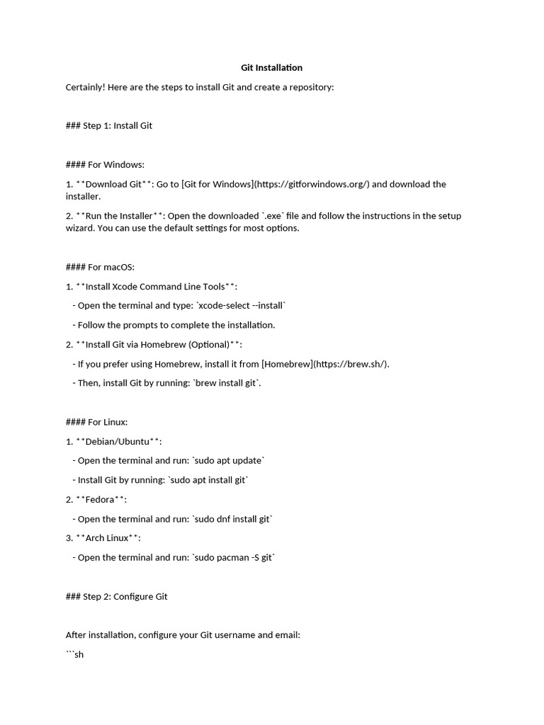 Git Installation Pdf
