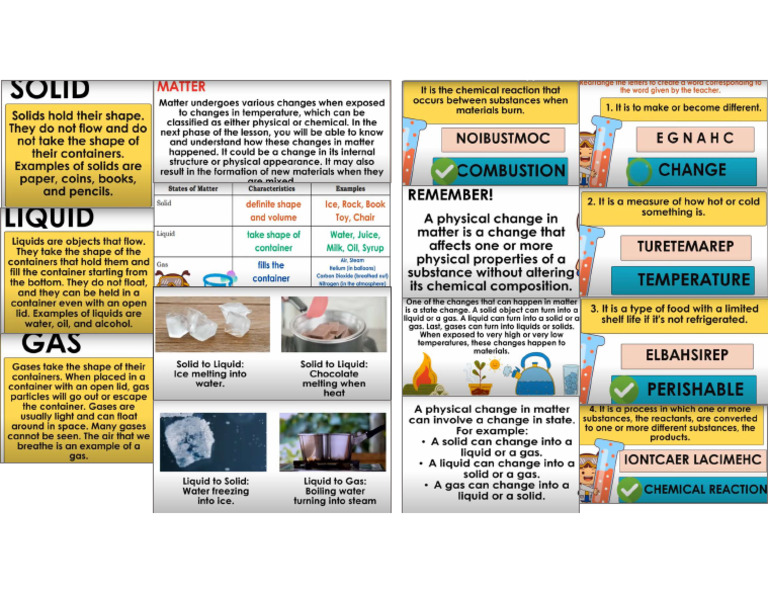 Science Quarter 1 Grade 4 | PDF