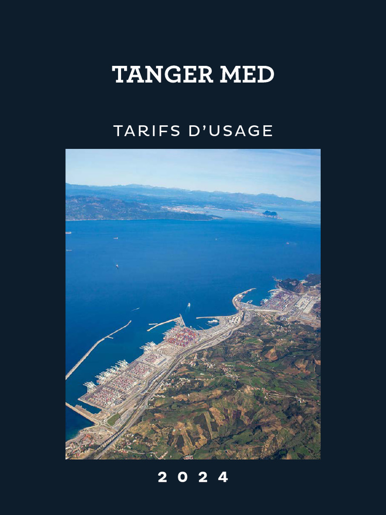 Cahier Tarifaire 2024 VF | PDF | Port | Affaires