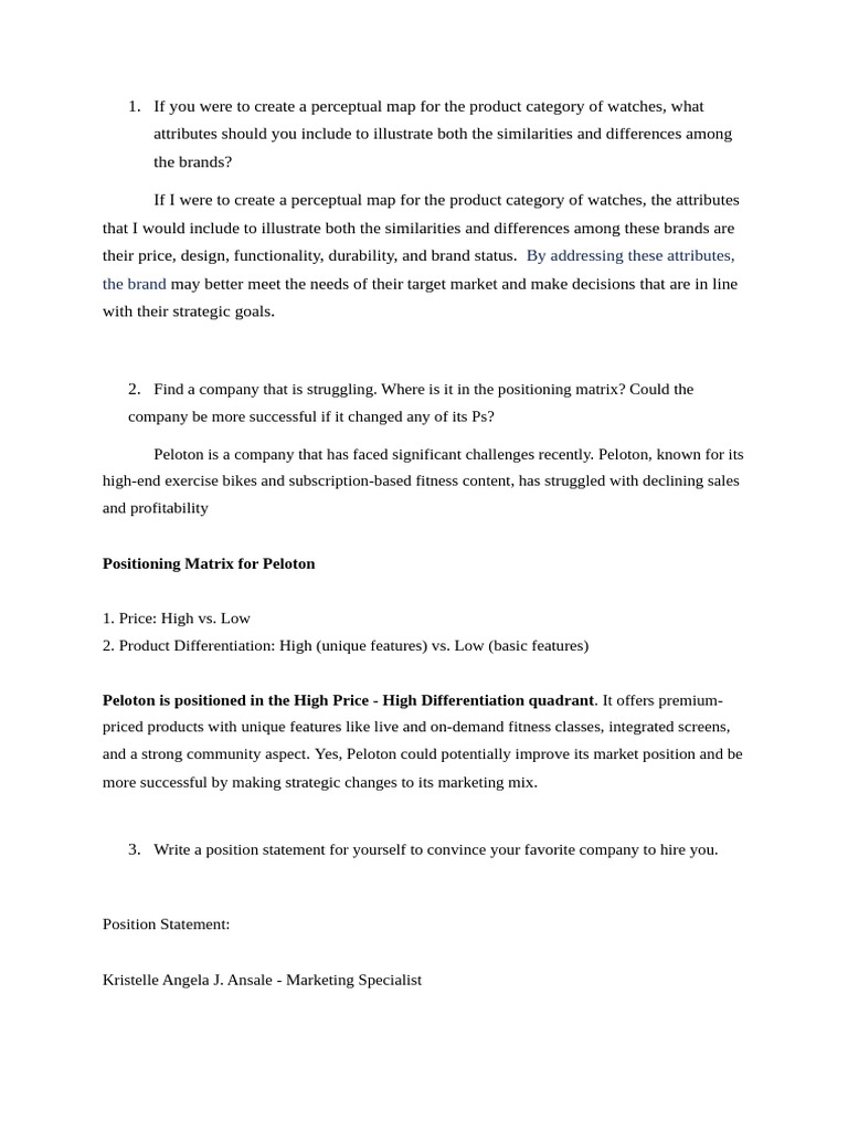 Lesson 5 - Positioning | PDF