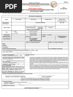 TDP Application Form | PDF