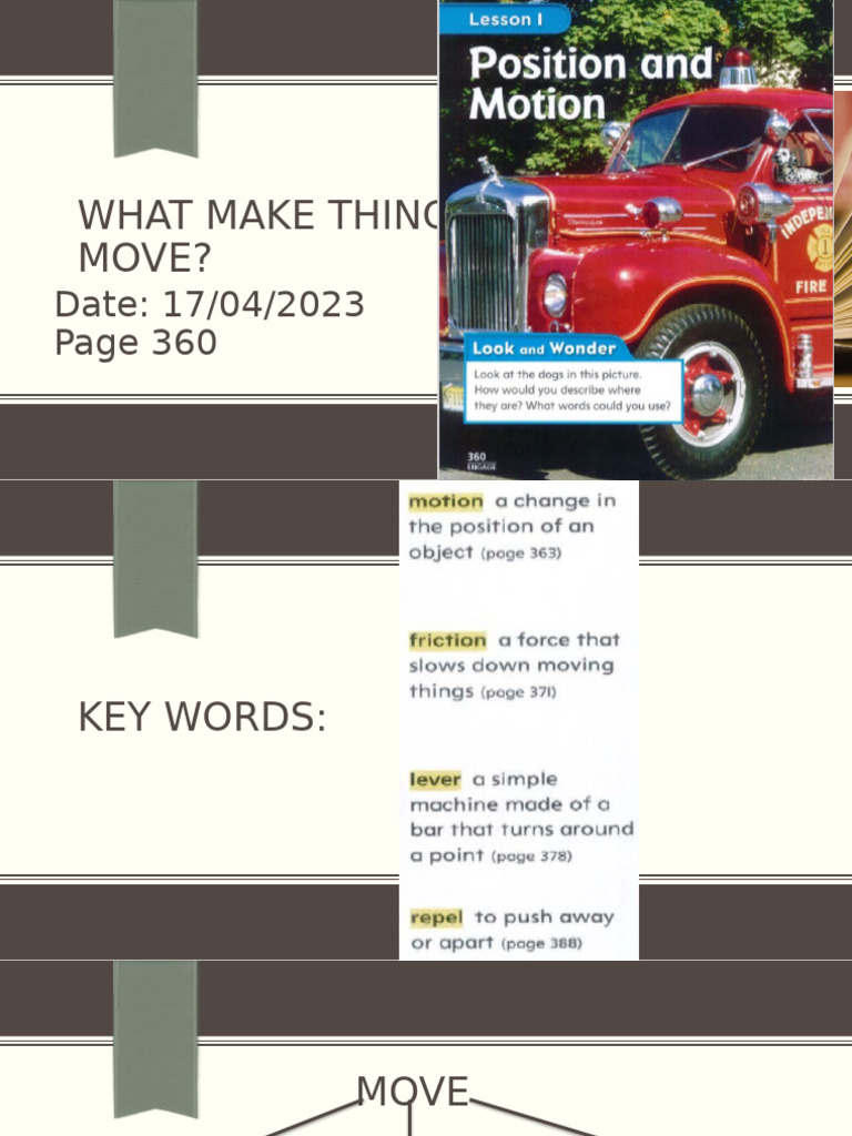 Position and Motion Grade 2 | PDF