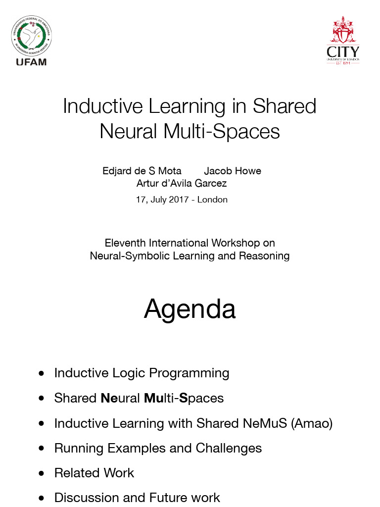 Inductive Learning in Shared NeMuS | PDF | Logic | First Order Logic