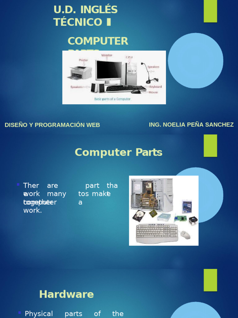 Presentación 3 Computer Parts | PDF