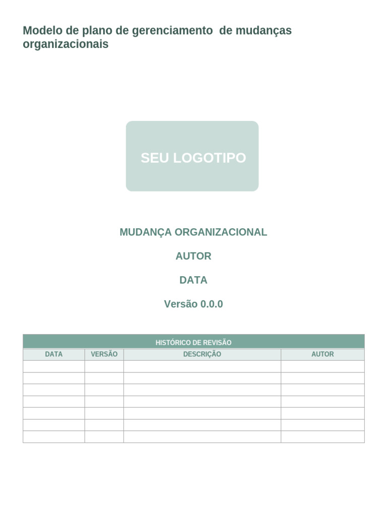 IC Organizational Change Management Plan 57347 - PT | PDF