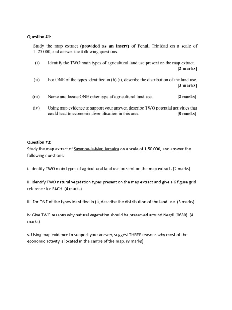 Unit 2 Map Reading Practice - Vacation | PDF Unit 2 Map Reading Practice - Vacation | PDF