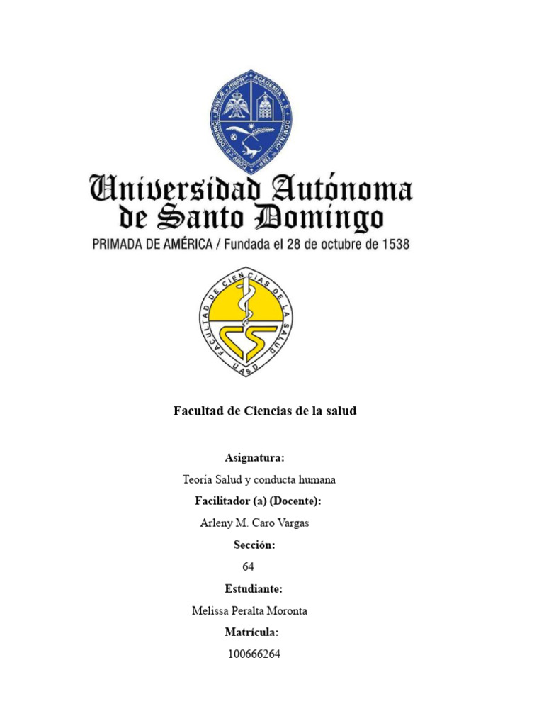 Tarea 2 Teo Salud y Conducta H | PDF